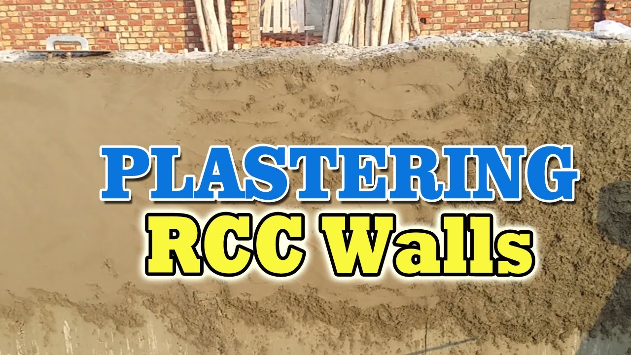 Plastering of RCC Walls | How to Plaster a wall | Plastering Steps ...