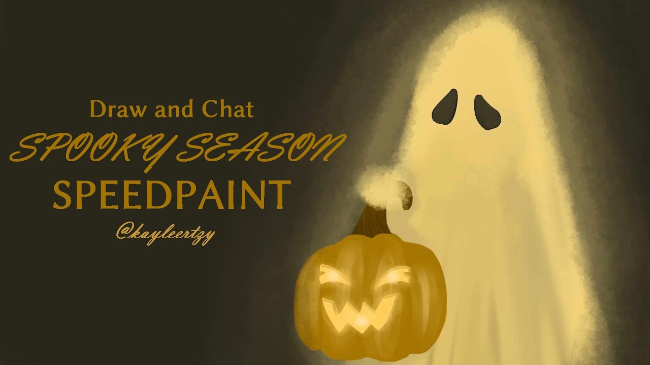 Let's Draw and Chat: It's Spooky Season - YouTube