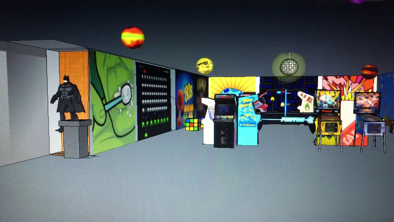 Game Area sketchup - YouTube