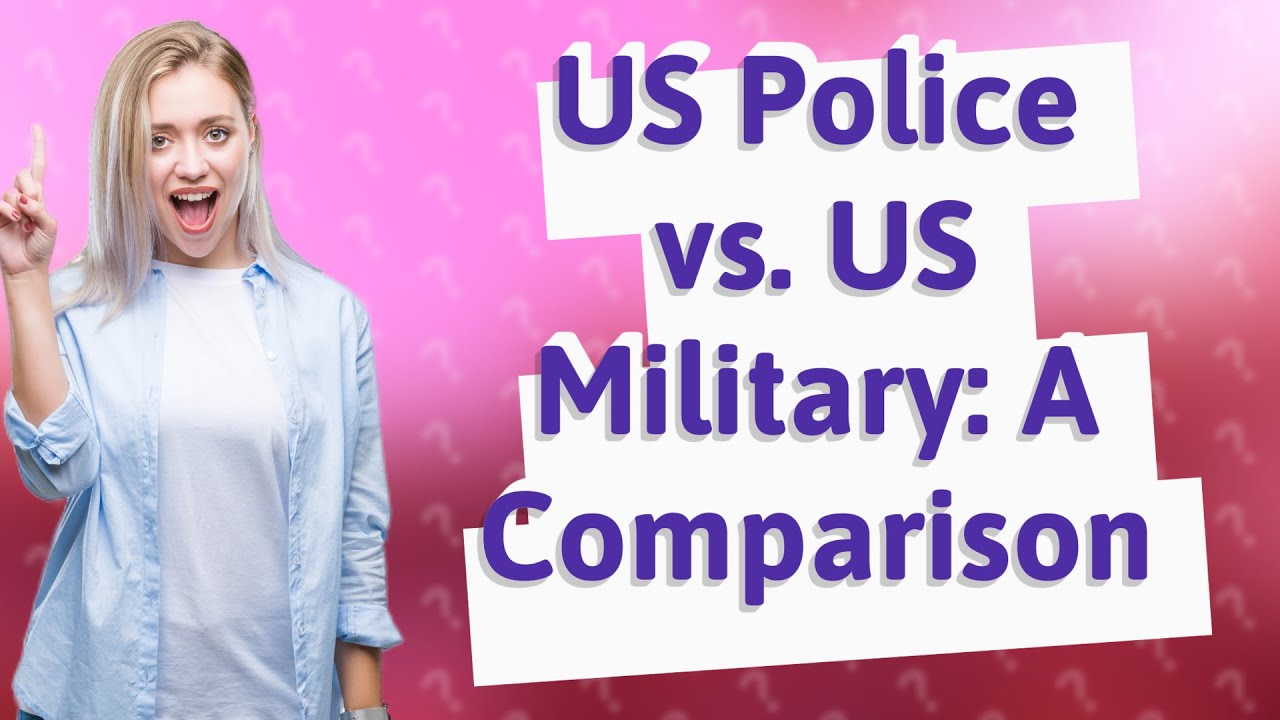 How Do the Armaments of US Police Compare to the US Military? - YouTube