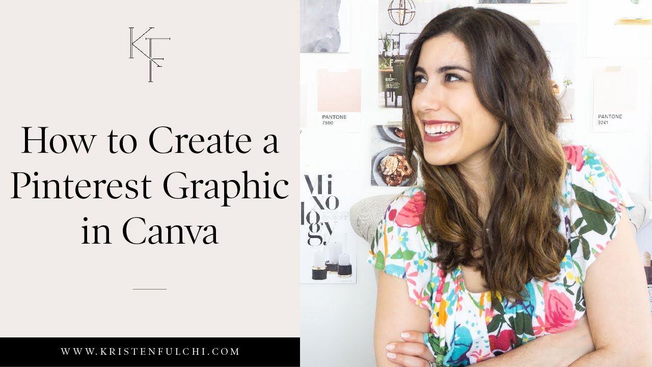 How to Create a Pinterest Graphic in Canva - YouTube