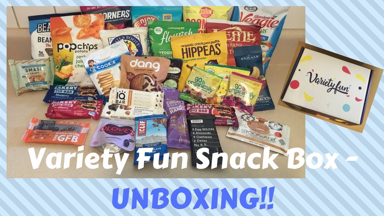 Variety Fun Subscription Snack Box UNBOXING!!!!!!! - YouTube