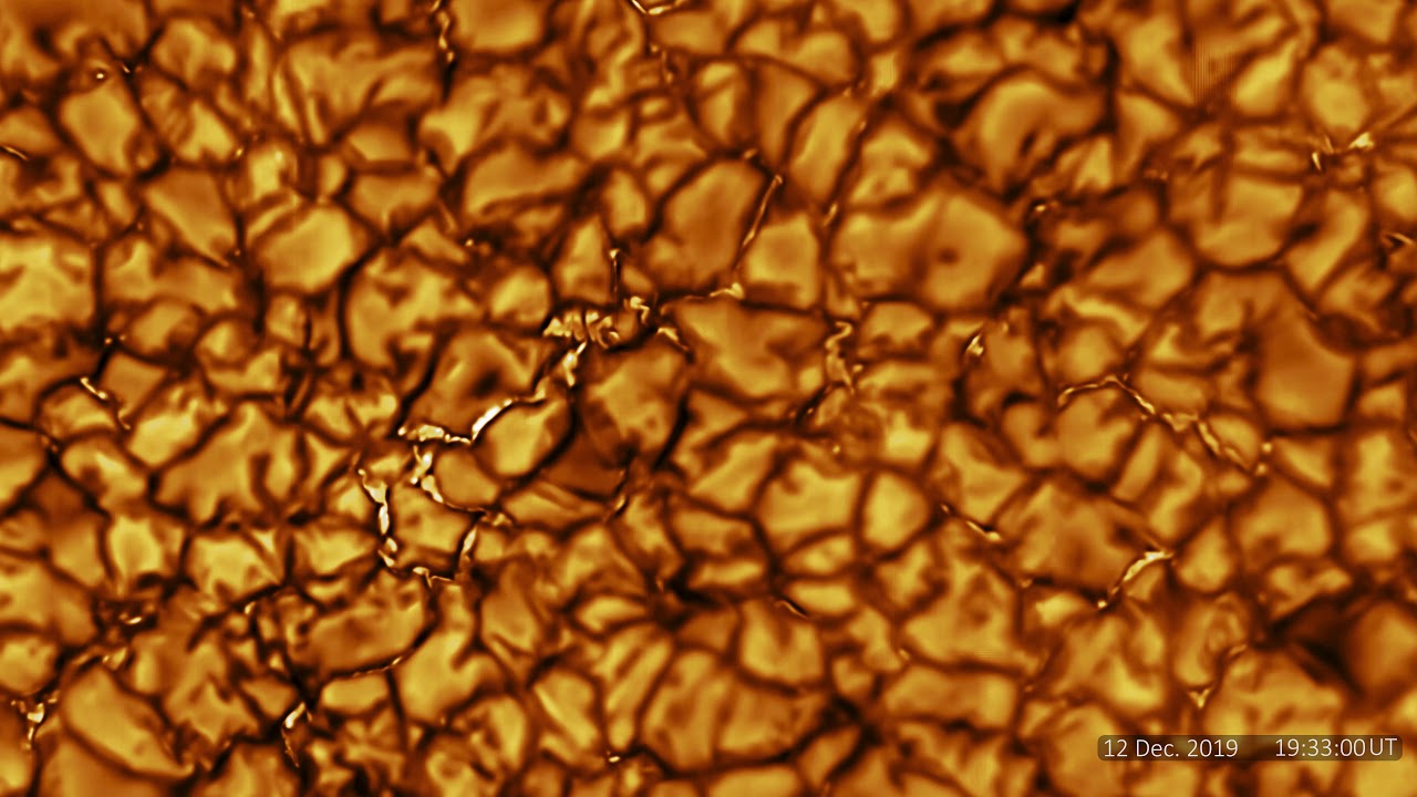 The boiling surface of the sun in 4K - YouTube