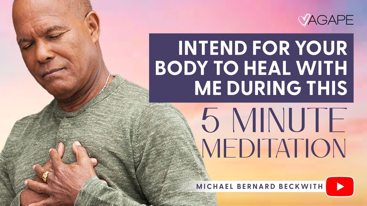 Intend for your body to heal with me during this 5 minute meditation w ...