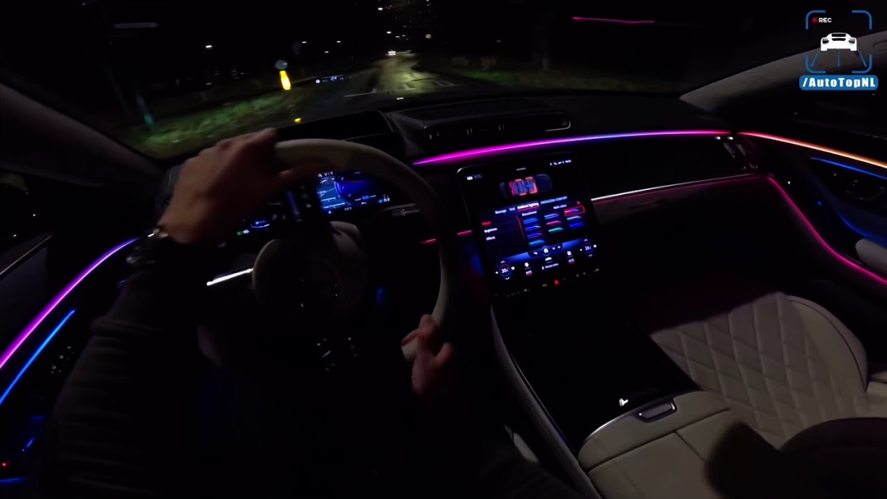 2021 Mercedes-Benz S Class NIGHT DRIVE - YouTube