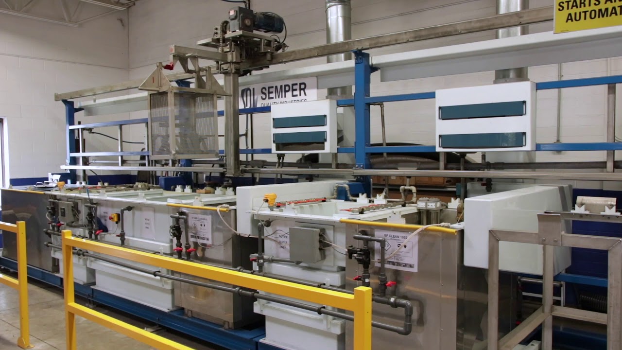 Automated Passivation System for Stainless Steel Parts - YouTube