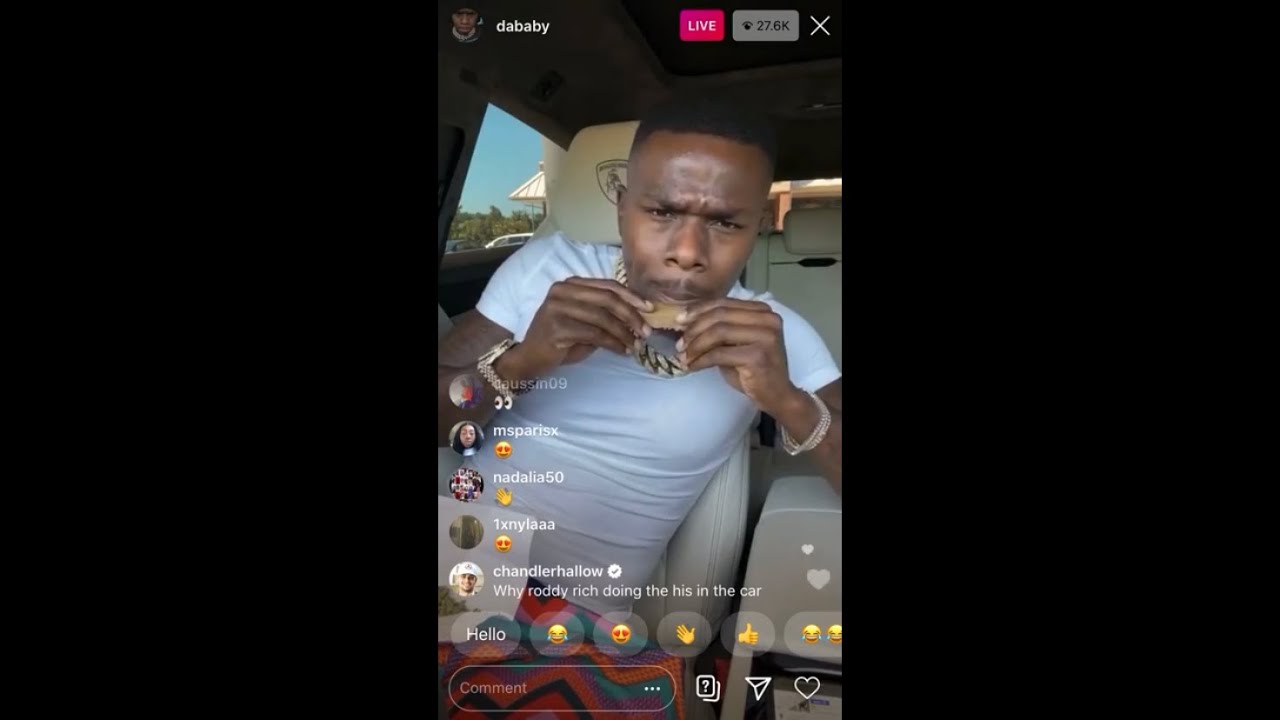 DaBaby Listening To NBA Youngboy In His New Lamborghini Truck | On IG ...