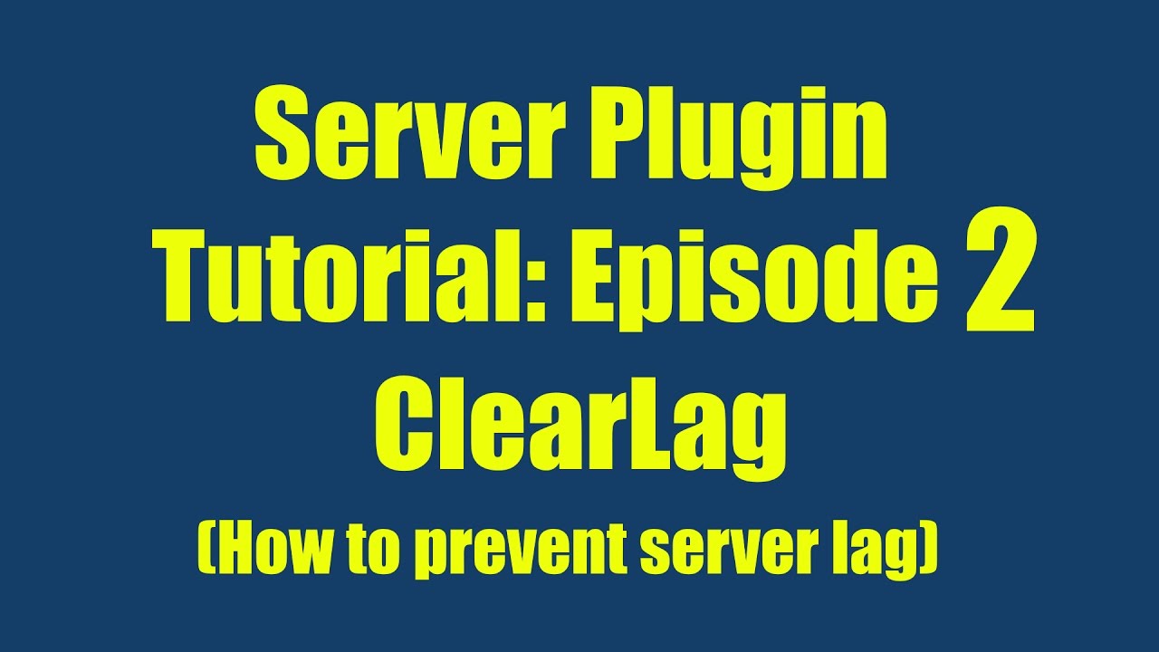 Plugin Spotlight: ClearLagg - YouTube