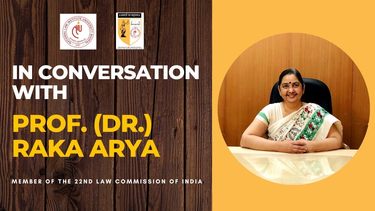 NLIU SBA in Conversation with Prof. (Dr.) Raka Arya - YouTube