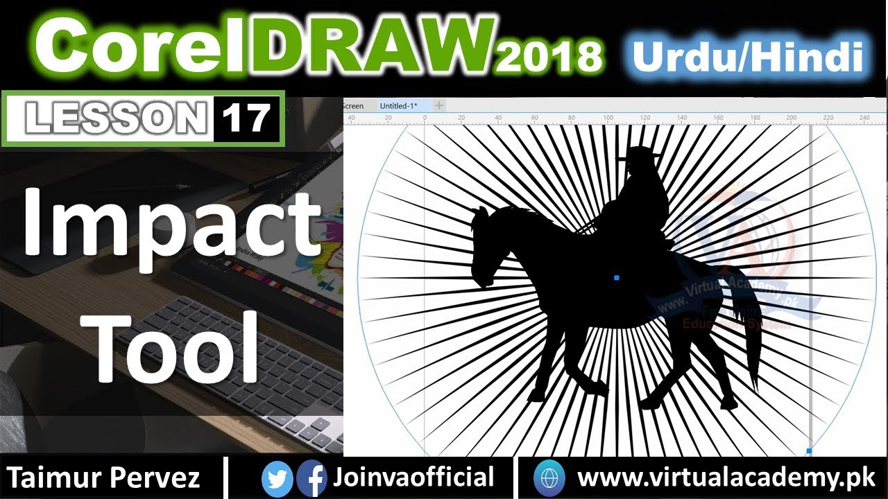 CorelDraw Tutorials | Working on Impact tool in detail | 17 - YouTube