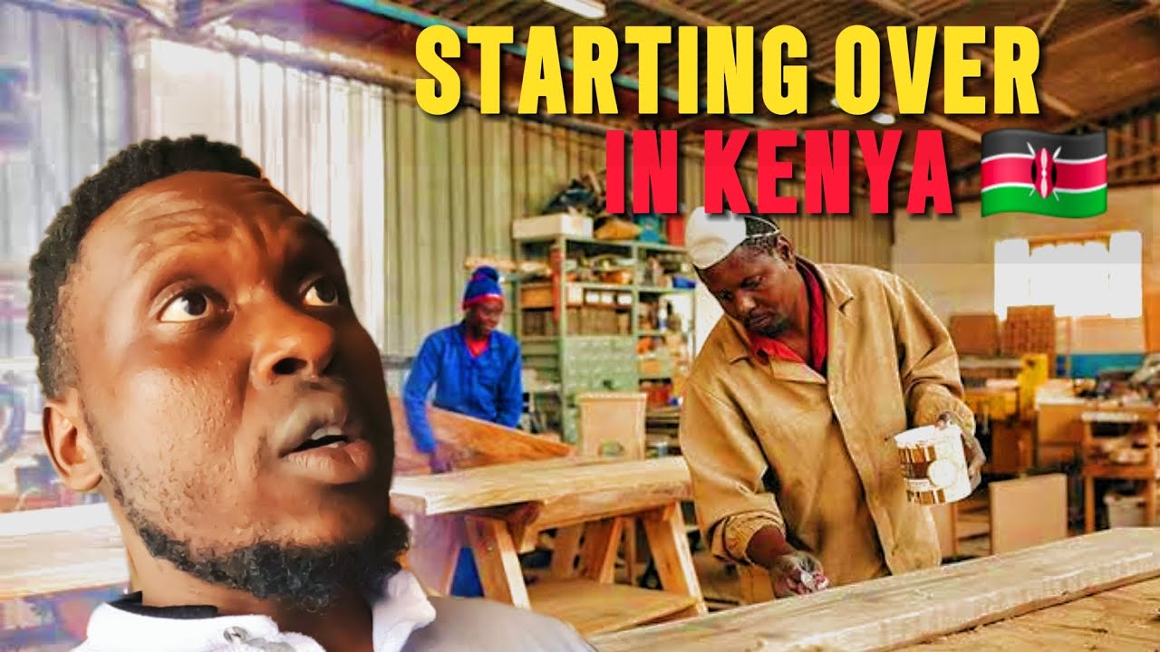 I Quit My Qatar Job To Be A Carpenter In Kenya. - YouTube