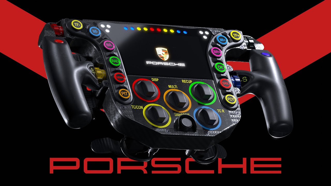 Porsche 919 hybrid steering wheel - YouTube