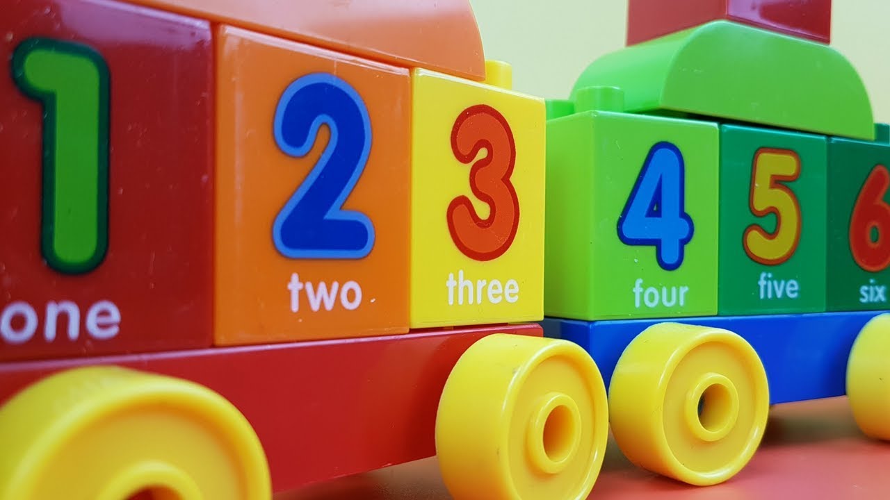 Build Toy Train & Learn Numbers | Counting Train Building Blocks Video ...