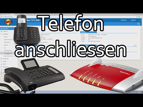 Connecting a phone to a FRITZ!Box and assigning a phone number