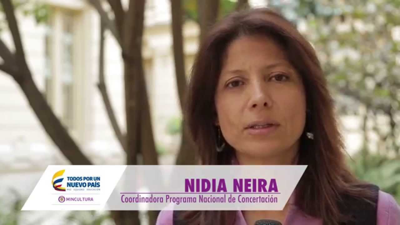 Invitación Nidia Neira convocatoria Concertación 2015 - YouTube