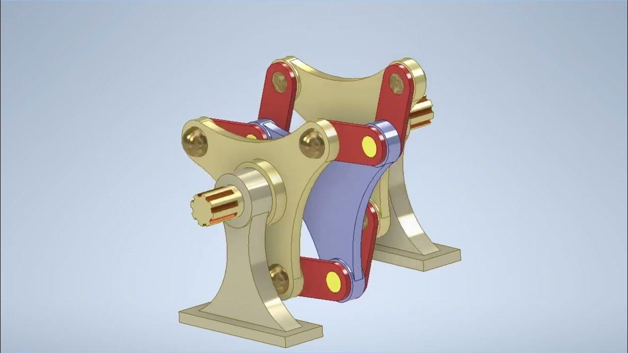 Mechanism Principles - Mechanical Mechanisms - Mechanisms by Autodesk Inventor ميكانيزمات حركية ...