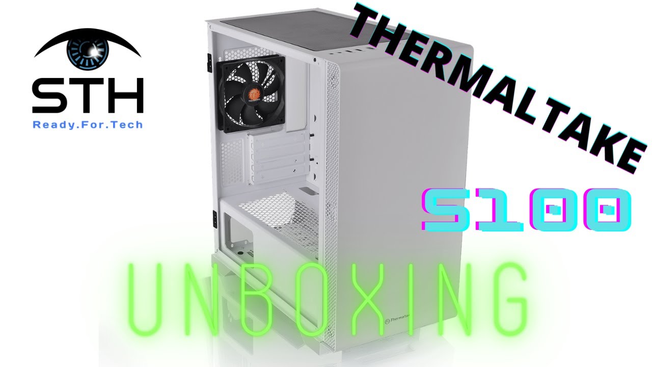 Thermaltake S100 TG Snow Edition MICRO ATX - YouTube