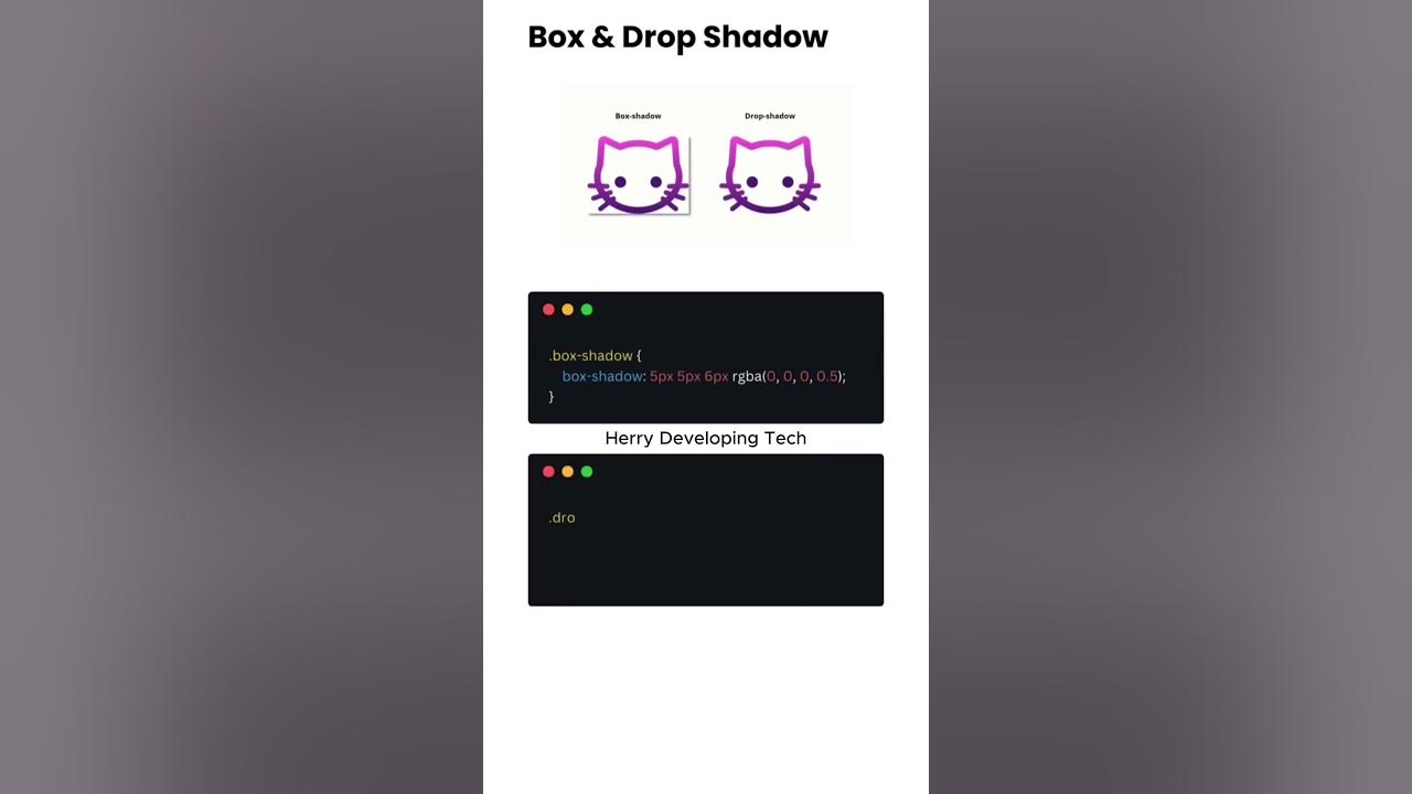🎨 Create Stunning Drop & Drop Shadows Like a Pro! 💻🔥||#shorts #coding # ...