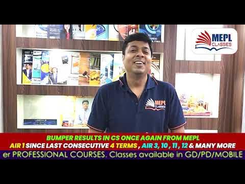 CS Professional JUNE & DEC 23 Students-New Batch🥳| MEPL- Mohit Agarwal - YouTube