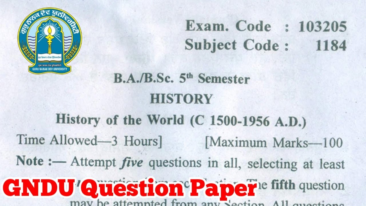 Gndu BA Bsc 5th Semester History Question Paper Ba 5th Semester gndu-ba-bsc-5th-semester-history-question-paper-ba-5th-semester