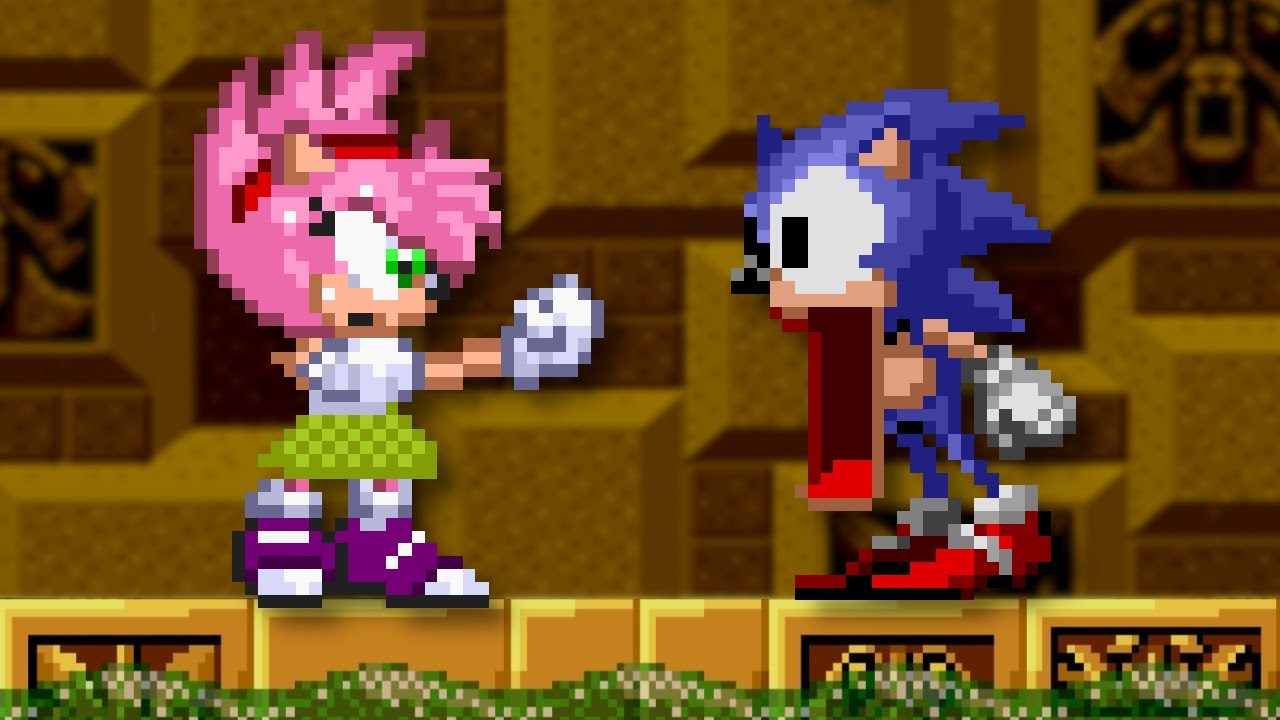 Fleetway Amy Vs Sonic Youtube