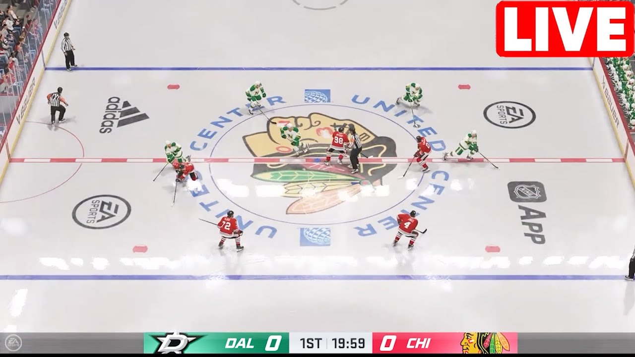 NHL LIVE - Chicago Blackhawks vs Dallas Stars - 13th Jan 2024 | NHL ...