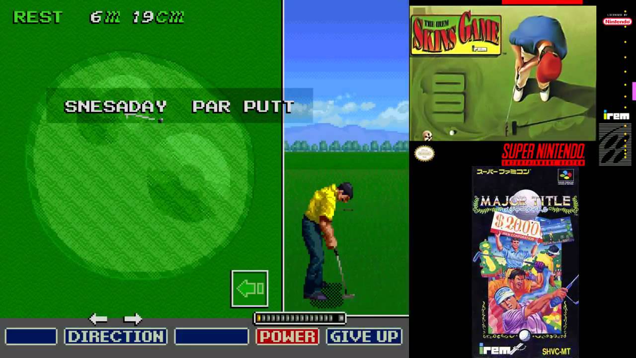 SNES A Day 90: The Irem Skins Game - YouTube