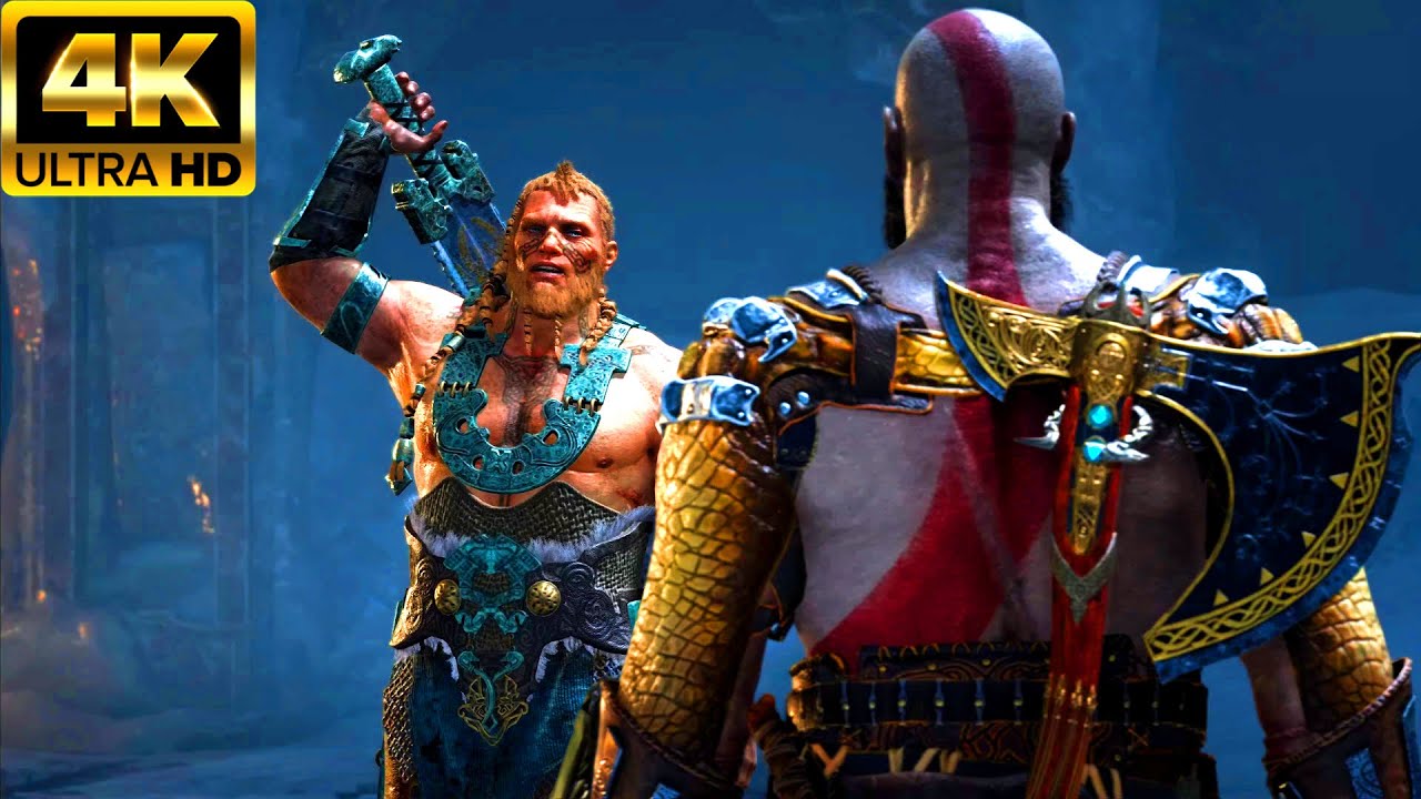 KRATOS Beat THOR'S sons MAGNI and MODI | God of war 4 Boss Fight ...