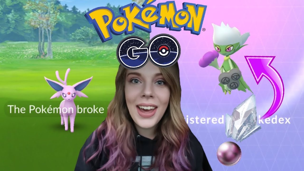 SHINY ROSERADE SINNOH STONE EVOLUTION! + Impossible Espeon Raid Catch ...