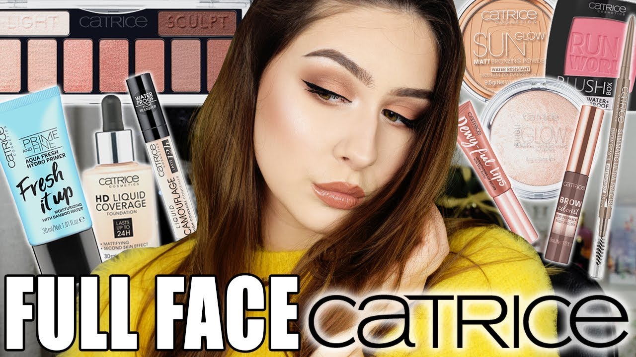 Full Face Using ONLY Catrice Products | Drugstore One Brand Makeup ...