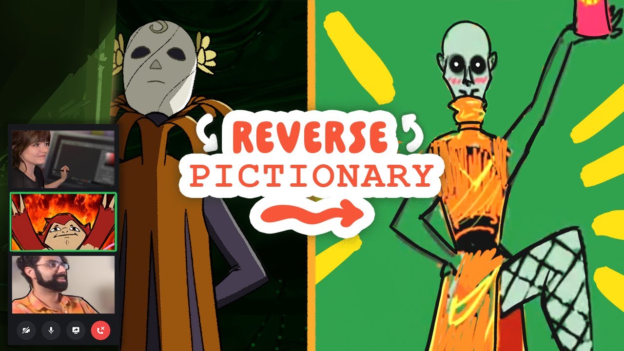 We Tried Reverse Pictionary with Art from our Animated Series... - YouTube