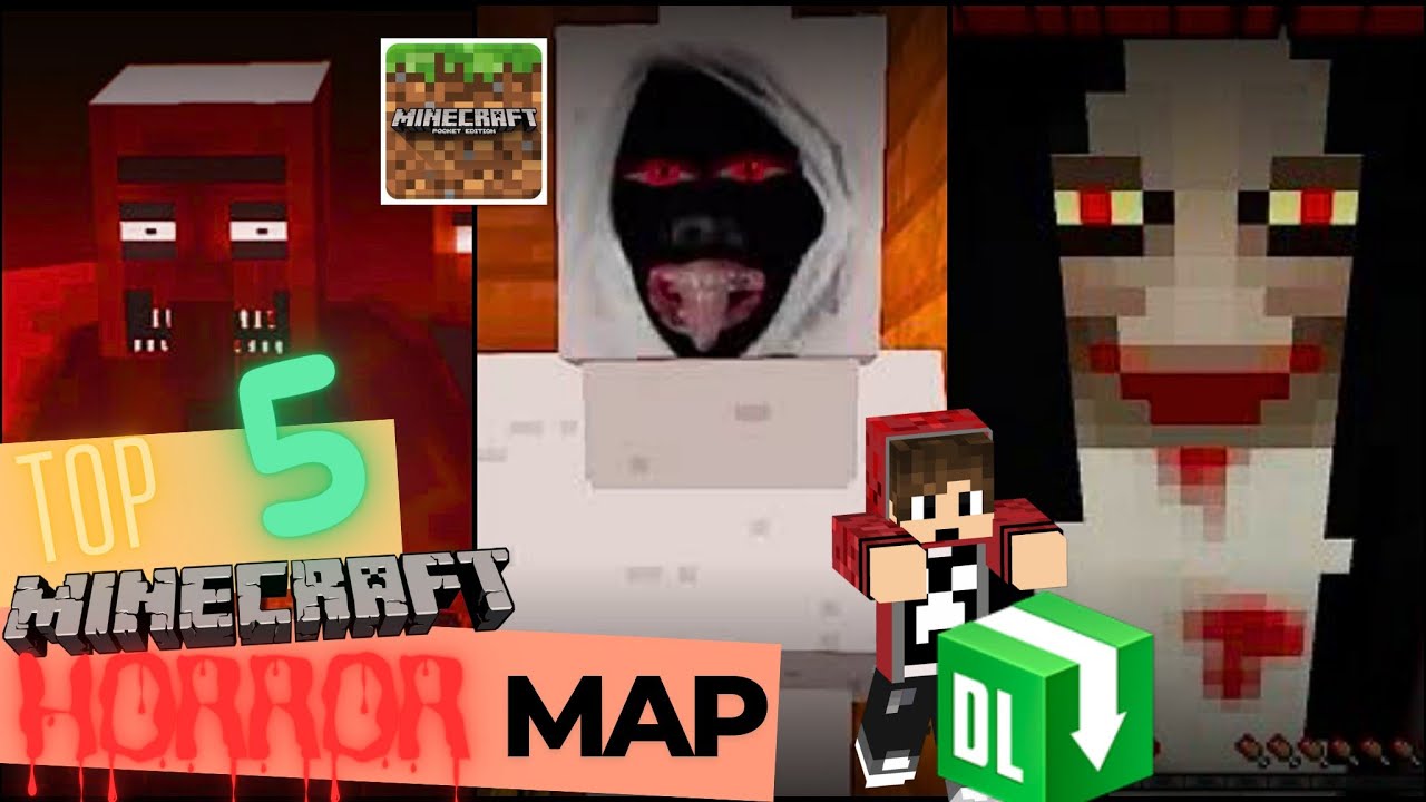 Top 5 minecraft horror maps | Best Horror Maps In MINECRAFT | IN HINDI ...