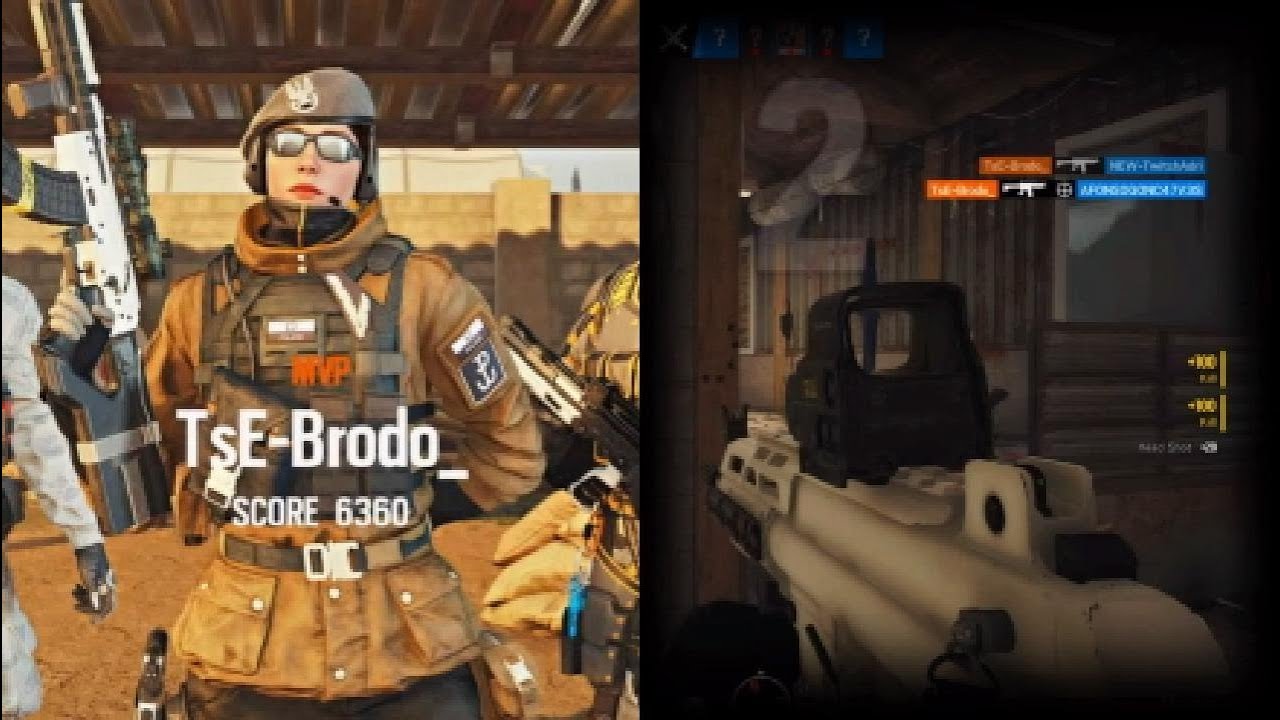 Road to getting good on seige EP10 : Doming / K1A Small Montage - YouTube