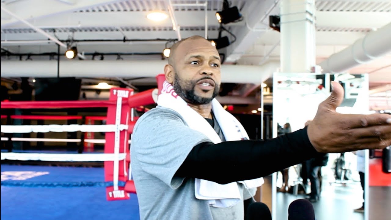 Roy Jones Jr. Media Scrum at UFC Performance Institute - YouTube