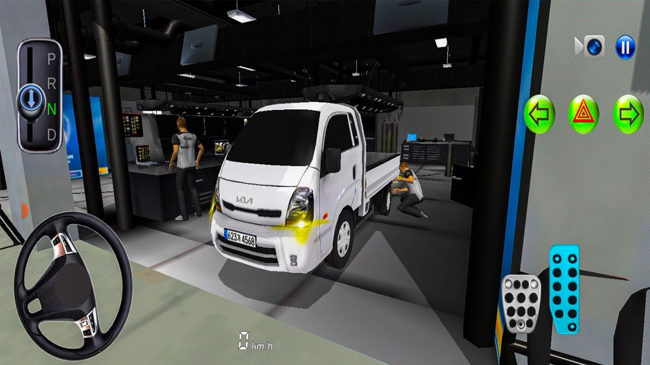 New Kia Pickup Truck in Car Servicing | 3D Driving Class Game | Pickup ...