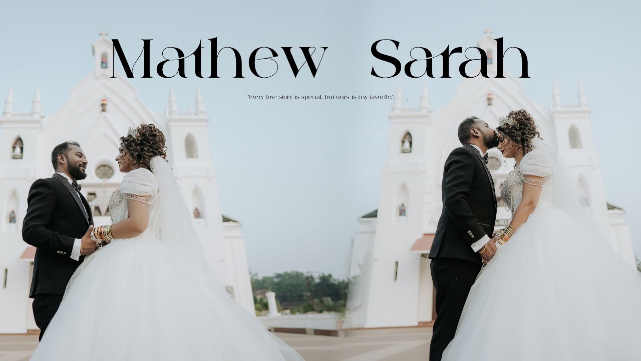 MATHEW SARAH | LATEST GOAN WEDDING VIDEO | CASPIAN WEDDING - YouTube
