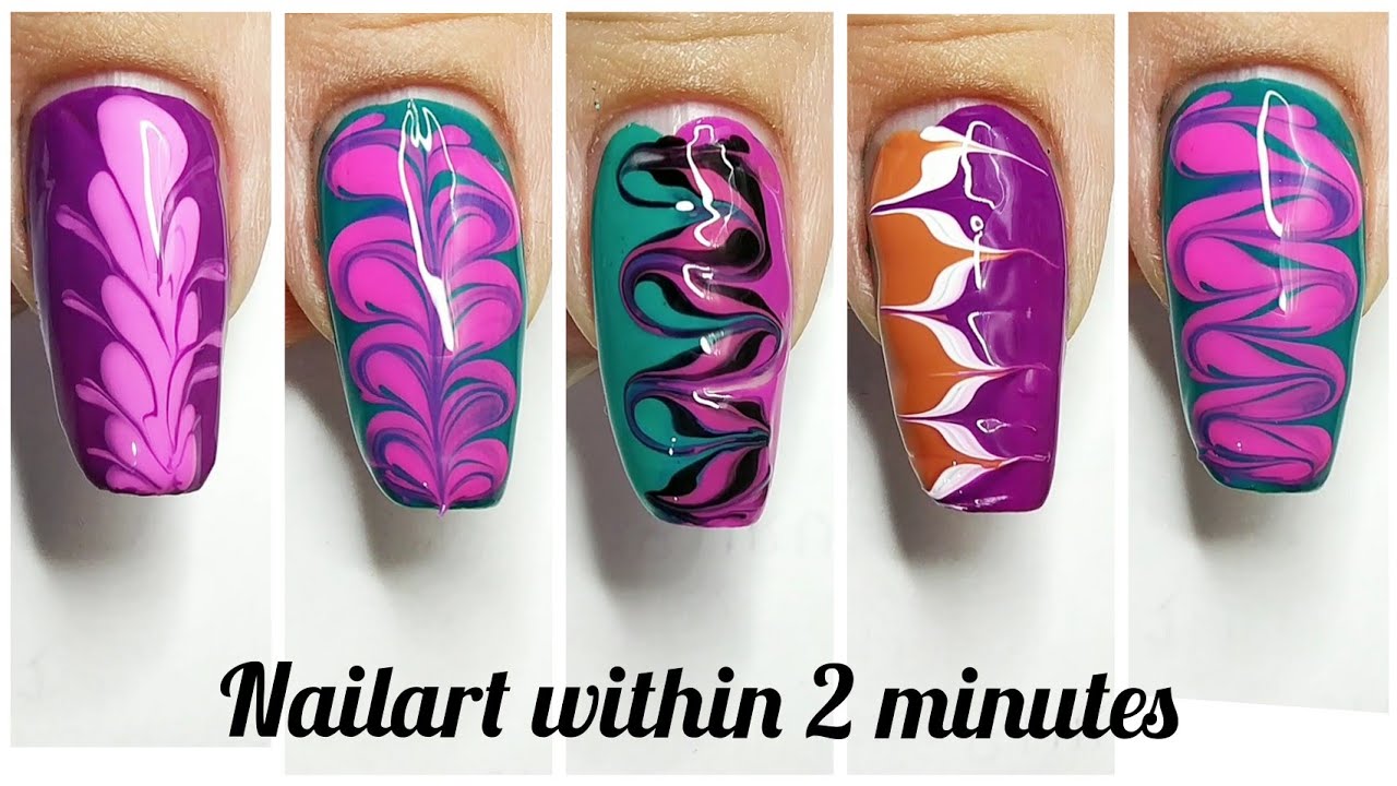 Easy Nail Art Design At Home Nailart Design For Beginners ๐ Nailart