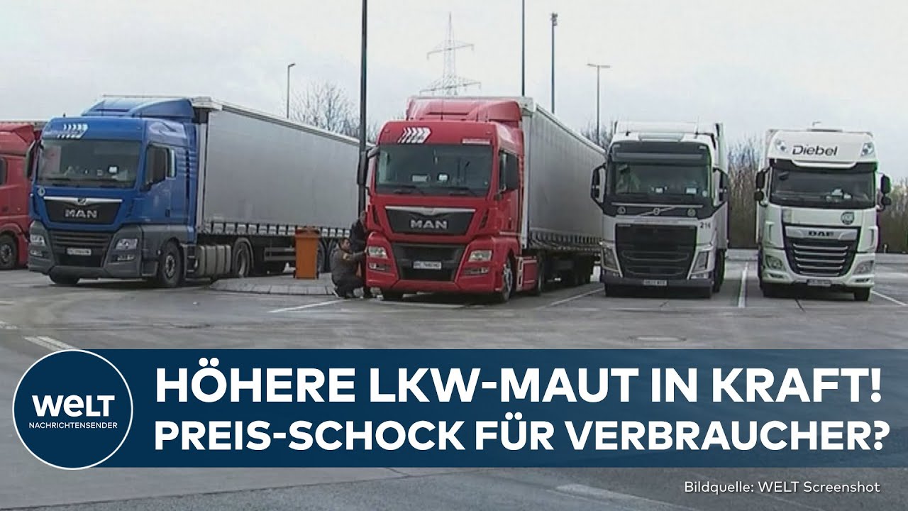 LKW-MAUT: Kommt der Preis-Schock? Speditionen rechnen mit höheren ...