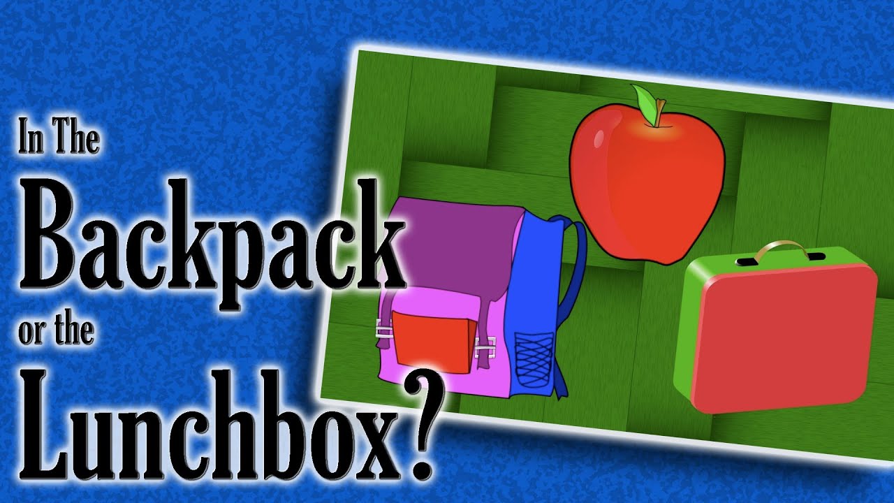 Backpack And Lunchbox Sorting | learning video for children - YouTube