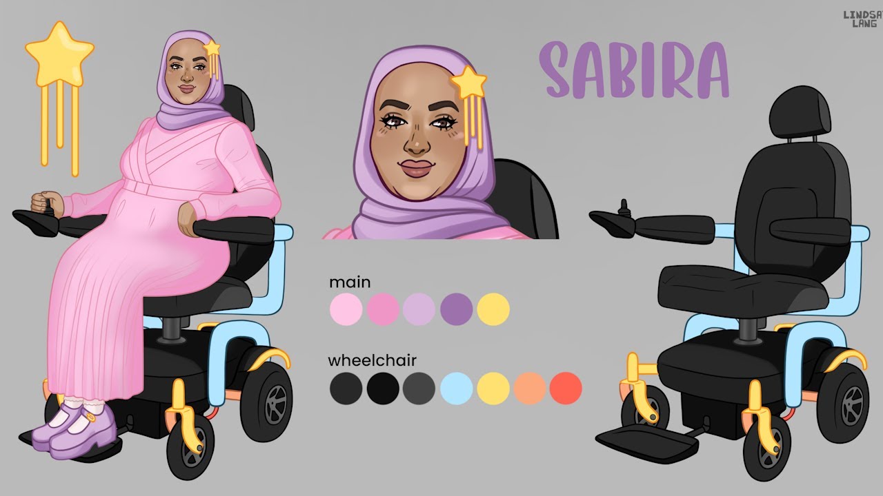 Sabira (Character Design) | Speedpaint - YouTube