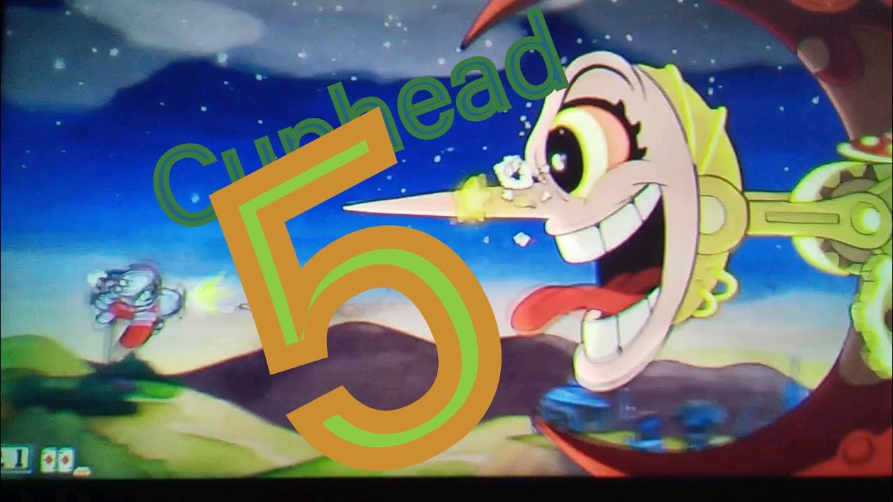 First airplane level going great - Cuphead part 5 - YouTube