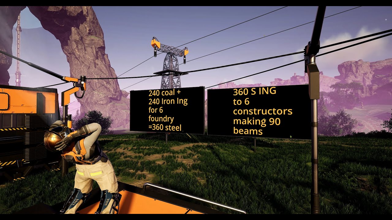 Satisfactory 1.1 Walkthrough Ep11 Steel Beam Factory - YouTube