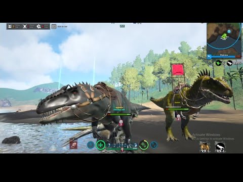 carchar + giga + Rex 3 op solo win ark survival evolved of the fittest ...