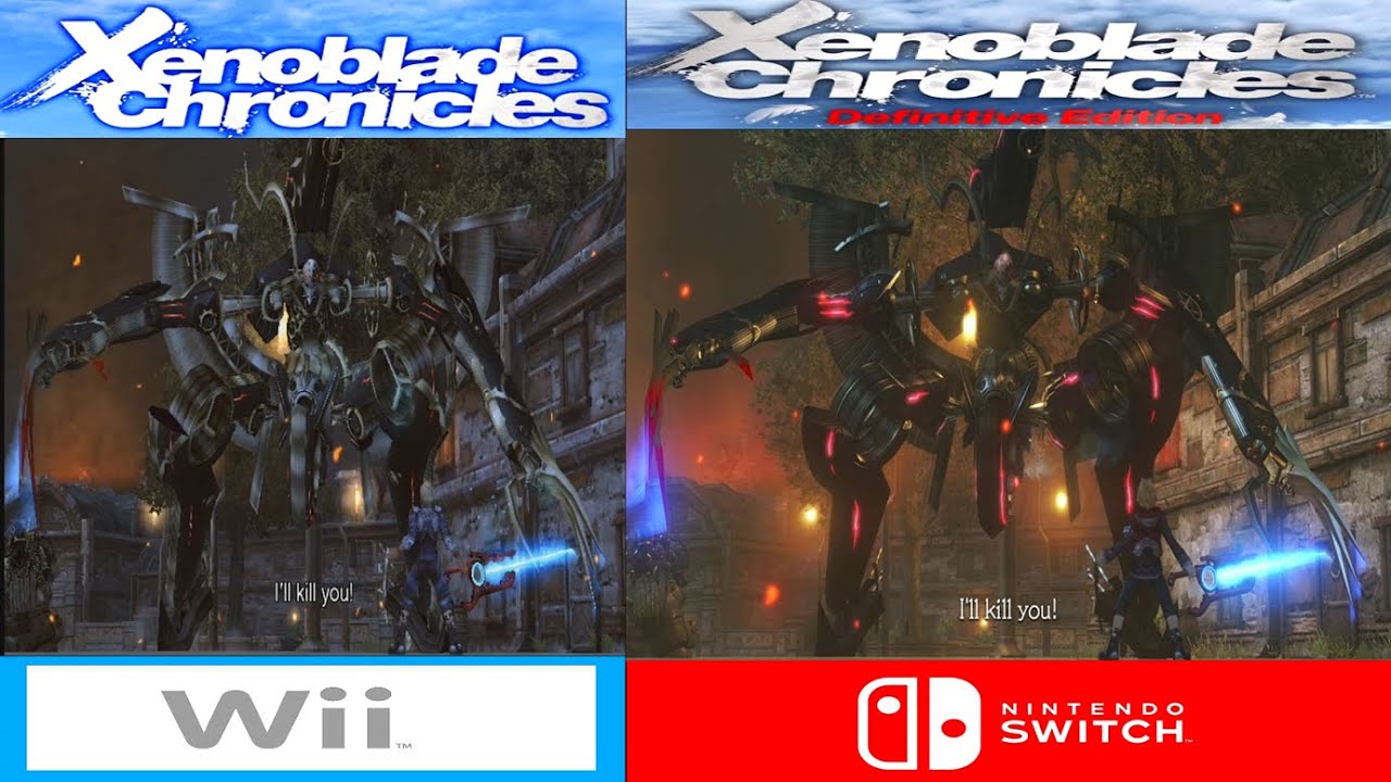 Xenoblade Chronicles: Original vs. Definitive Edition Comparison - A ...