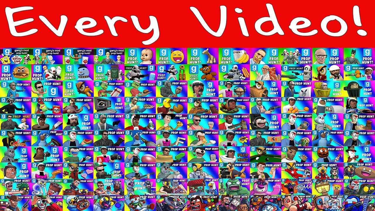 One Clip From Every Vanoss Prop Hunt Video (Vanossgaming Compilation ...