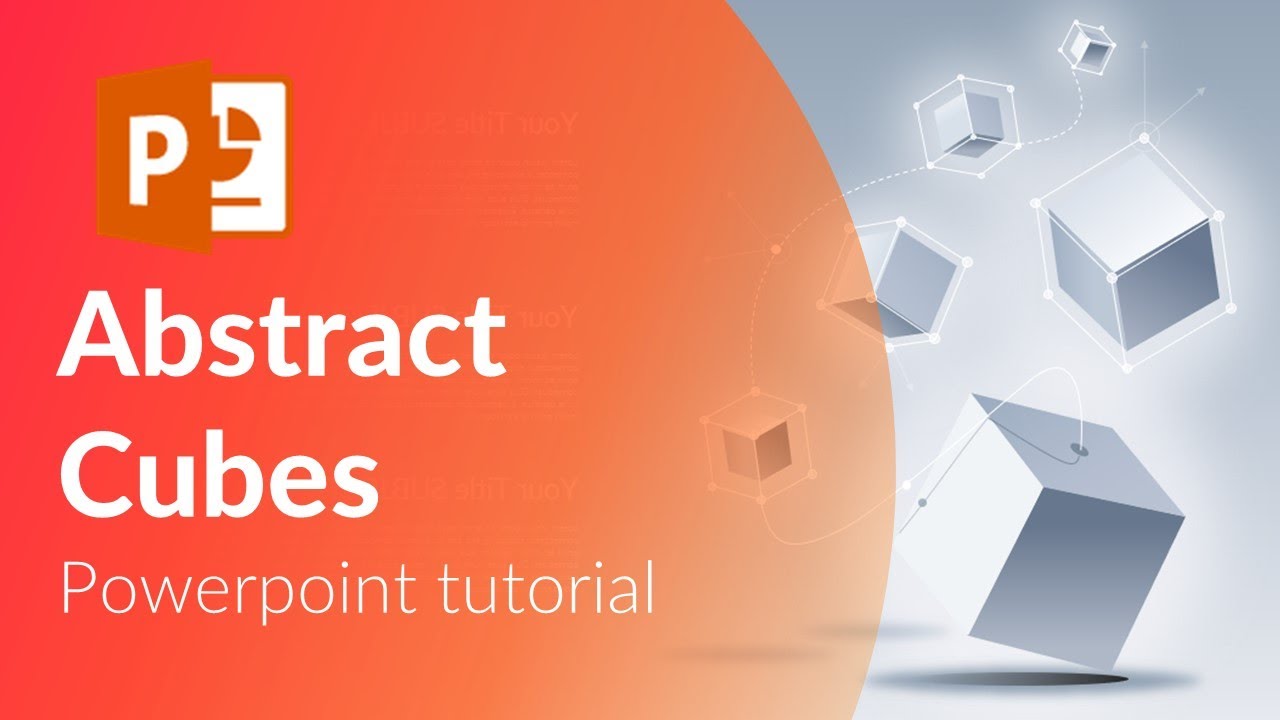 Abstract shapes slide. Powerpoint tricks - YouTube