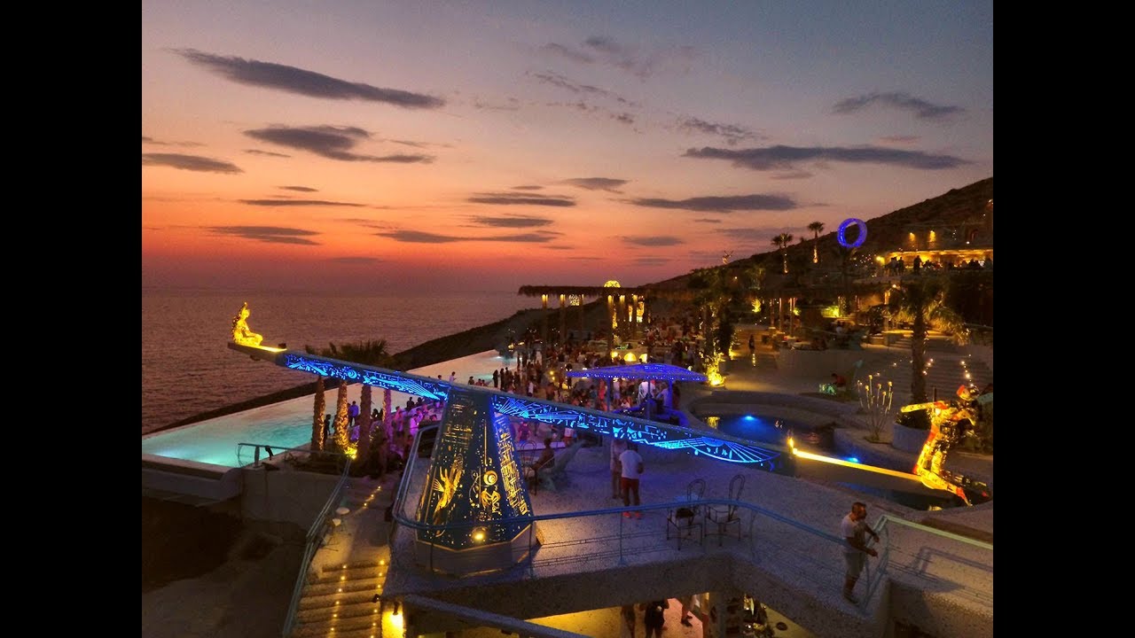 Pathos Sunset Lounge 2018 by night, Ios Island, Greece - YouTube