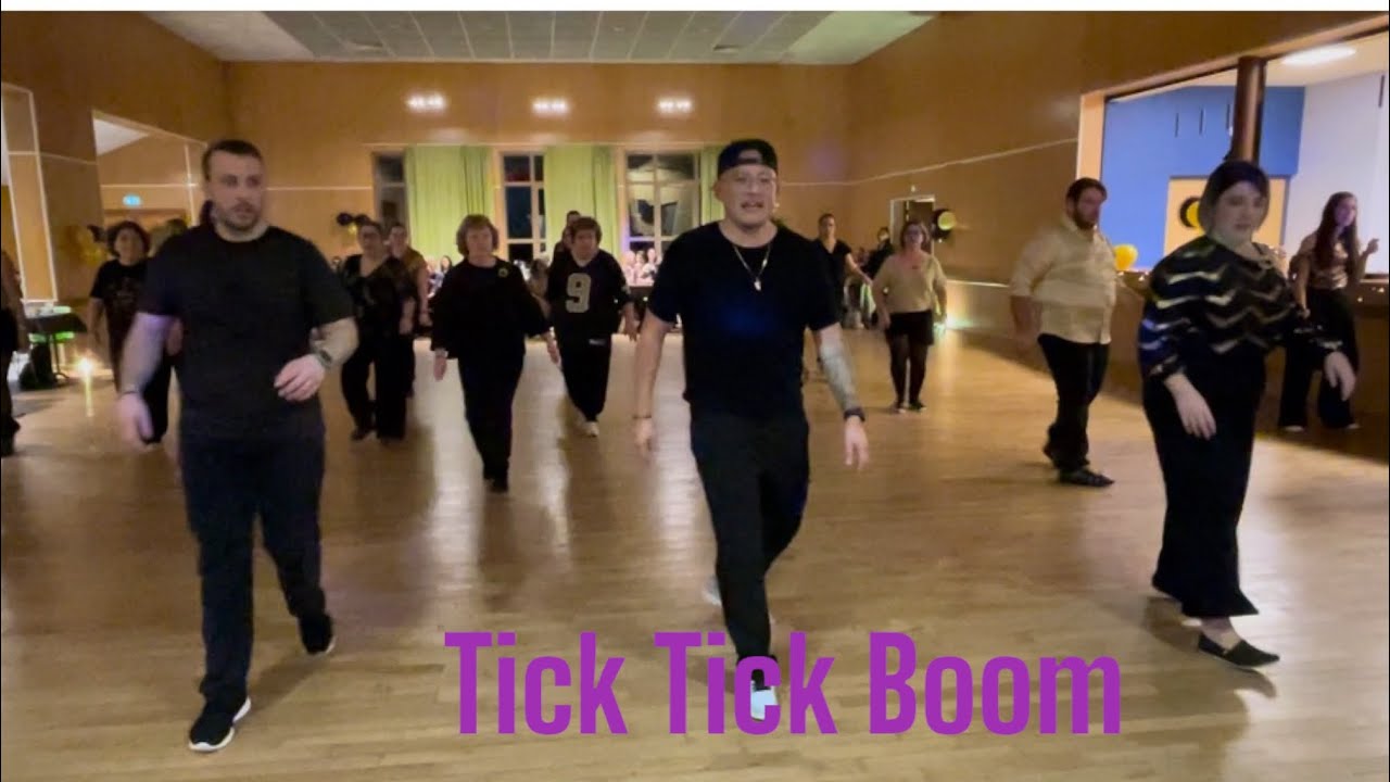Tick Tick Boom Line Dance Debbie Rushton (UK), Tim Johnson (UK) & Jean-Pierre Madge (CH) - YouTube