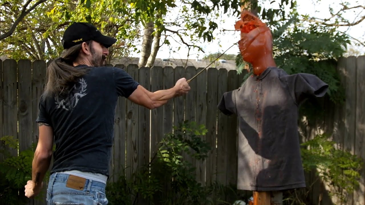 Naue II Bronze Swords Received and Tested on a Gel Head - YouTube