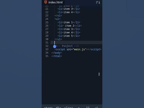 30 day coding challenge ‍🔥| day-3 pt-1 || how to creat list on html # ...